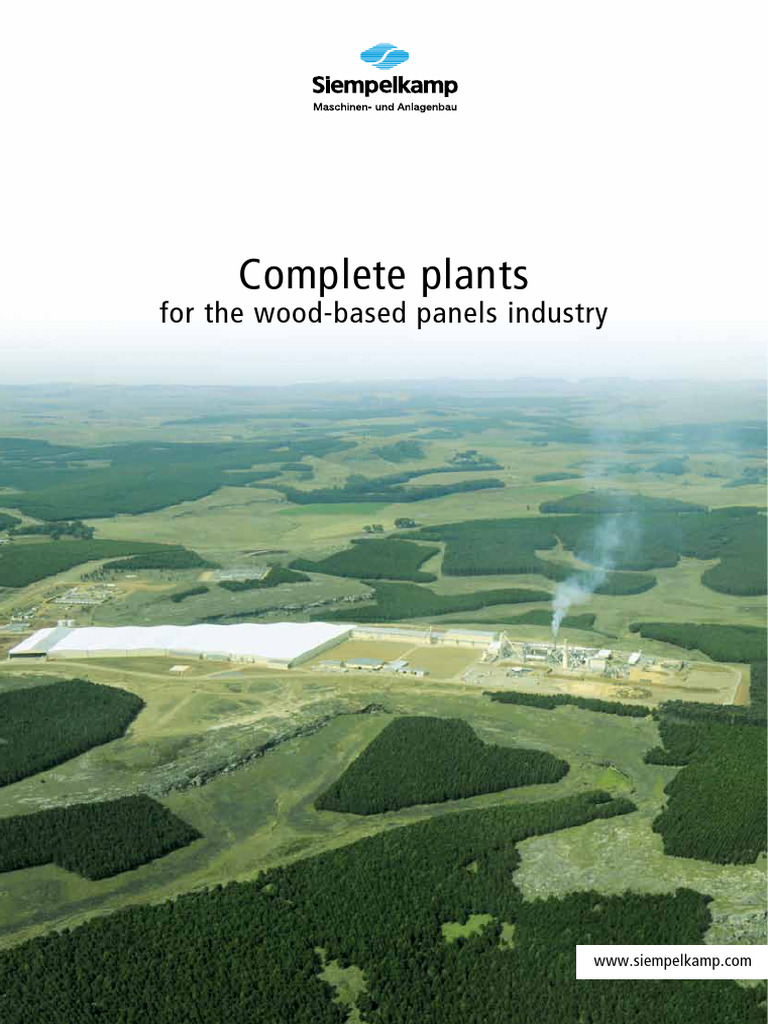 Brochure Complete Plants Siempelkamp Eng 242909 | PDF | Automation ...
