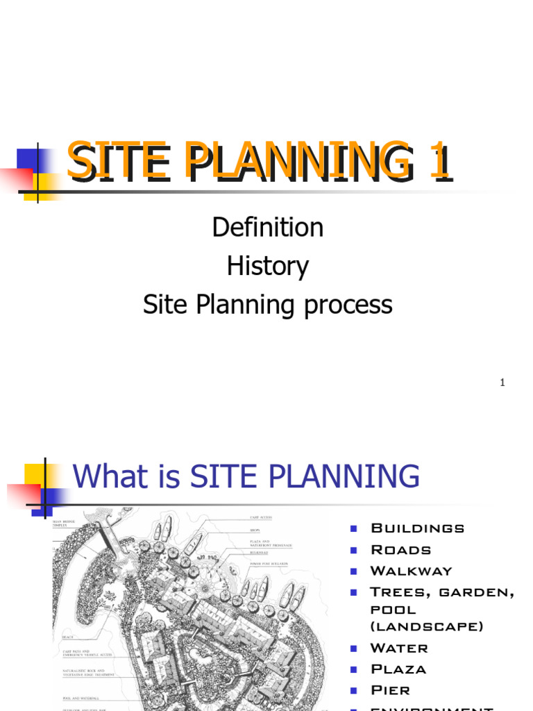 Brief History and Site Planning Process | PDF | Urban Planning | Landscape