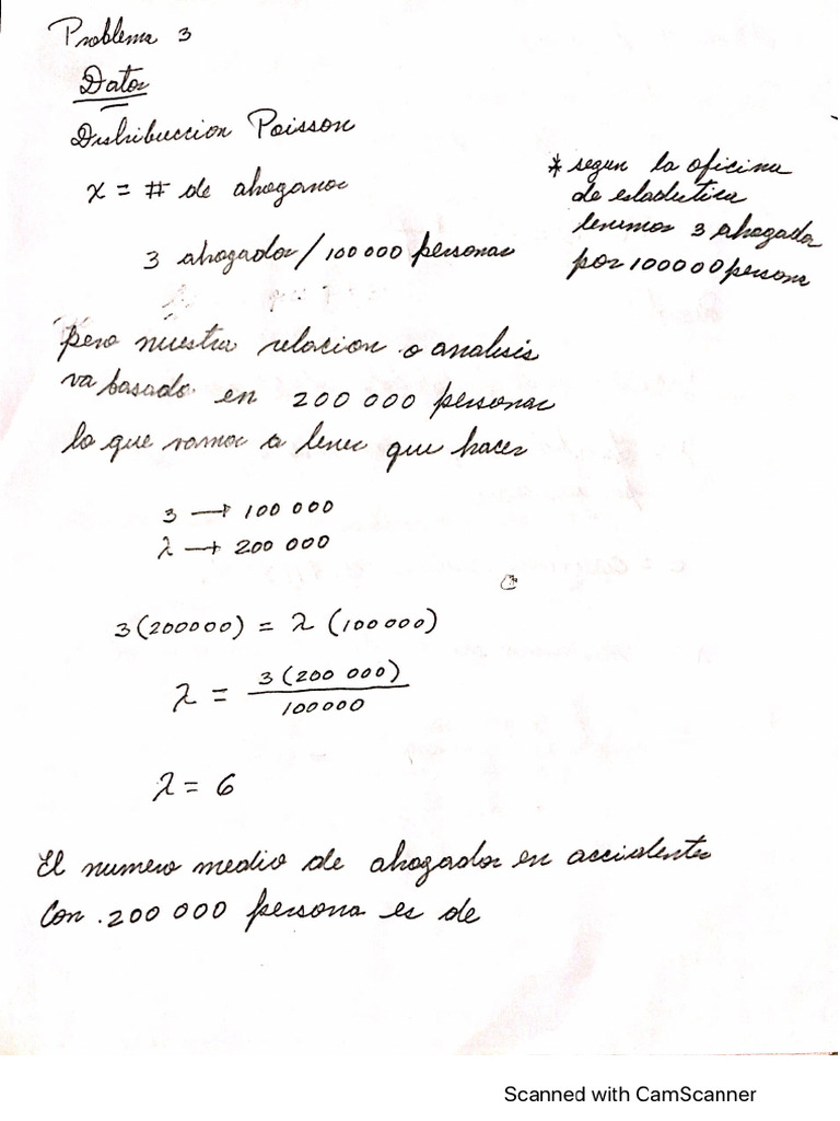 Problema 3 Poisson | PDF