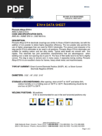 E6013 Data Sheet: ISO 9001:2015 REGISTERED | PDF | Construction | Welding