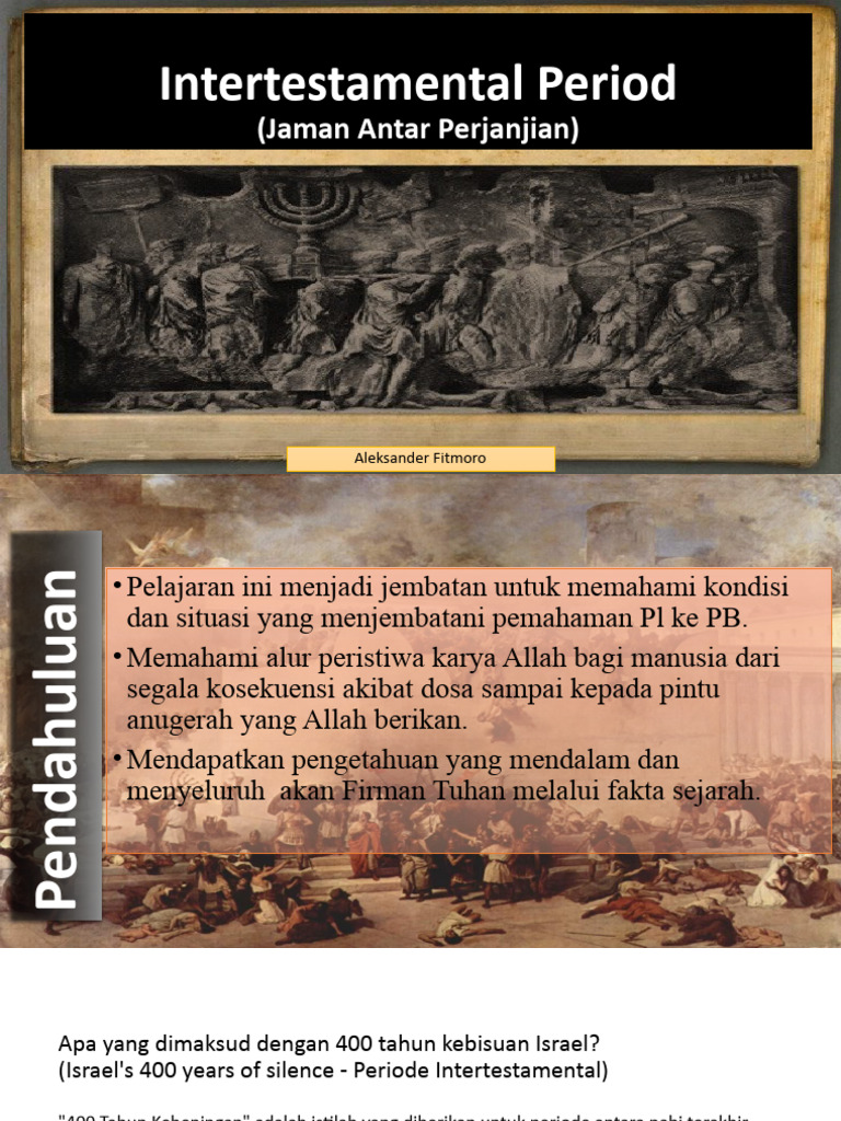 Intertestamental Period | PDF