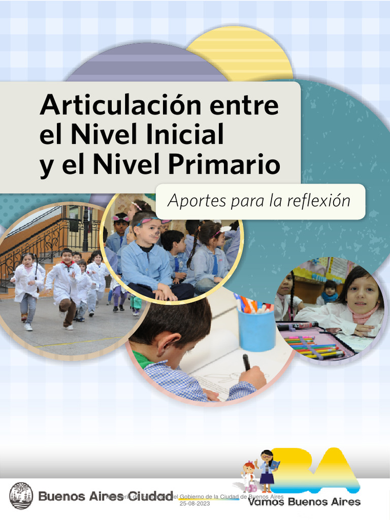 969d33 Articulacion Entre El Nivel Inicial y El Primario | PDF ...