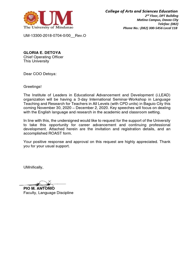 SAMPLE REQUEST LETTER-signed | PDF