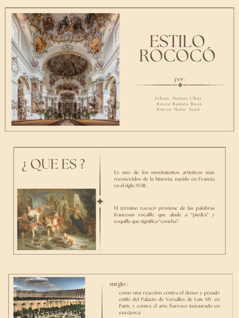 ROCOCÓ | PDF | Estilo