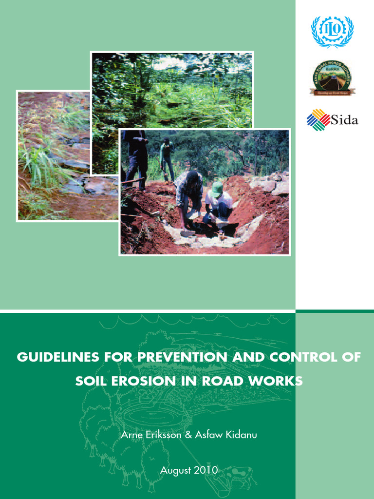 Guidelines For Prevention and Control of Soil Erosion in Road Work ...