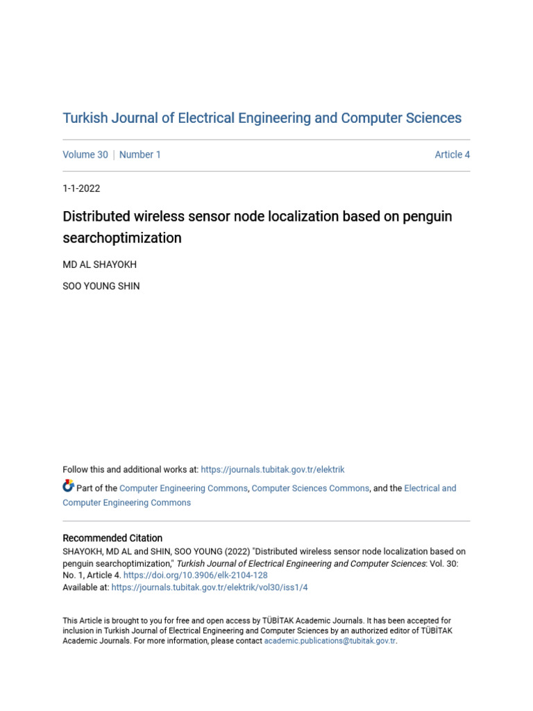 Distributed Wireless Sensor Node Localization Pdf Wireless Sensor Network Computer Science