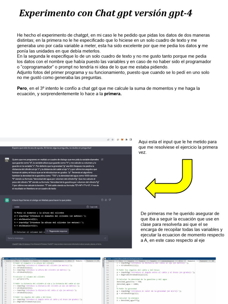 Chat Gpt | PDF | Ecuaciones | Variable (Matemáticas)