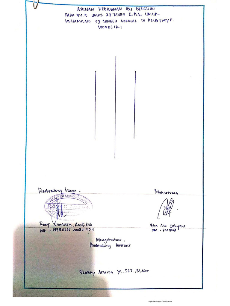 Askeb Bersalin Coc | PDF