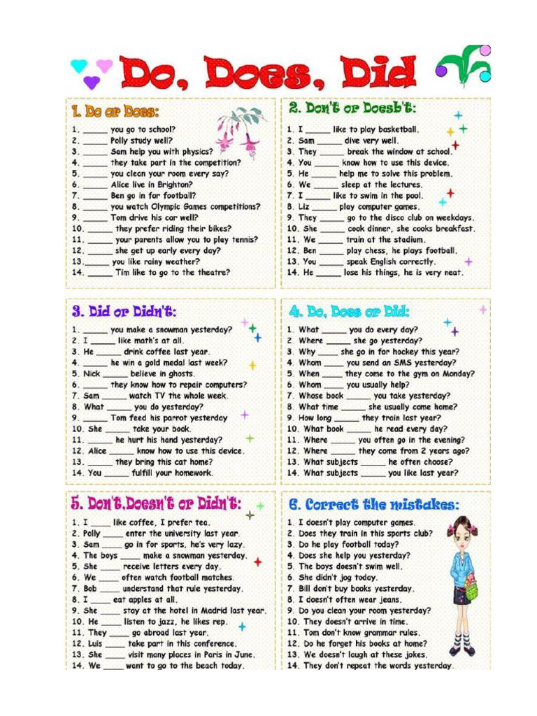 Simple Past-Present Questions | PDF