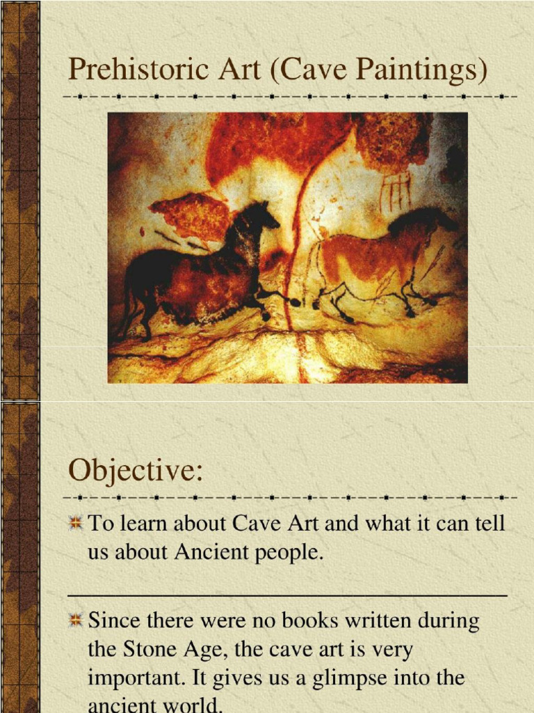 Stone Age Prehistoric Art Introduction | PDF