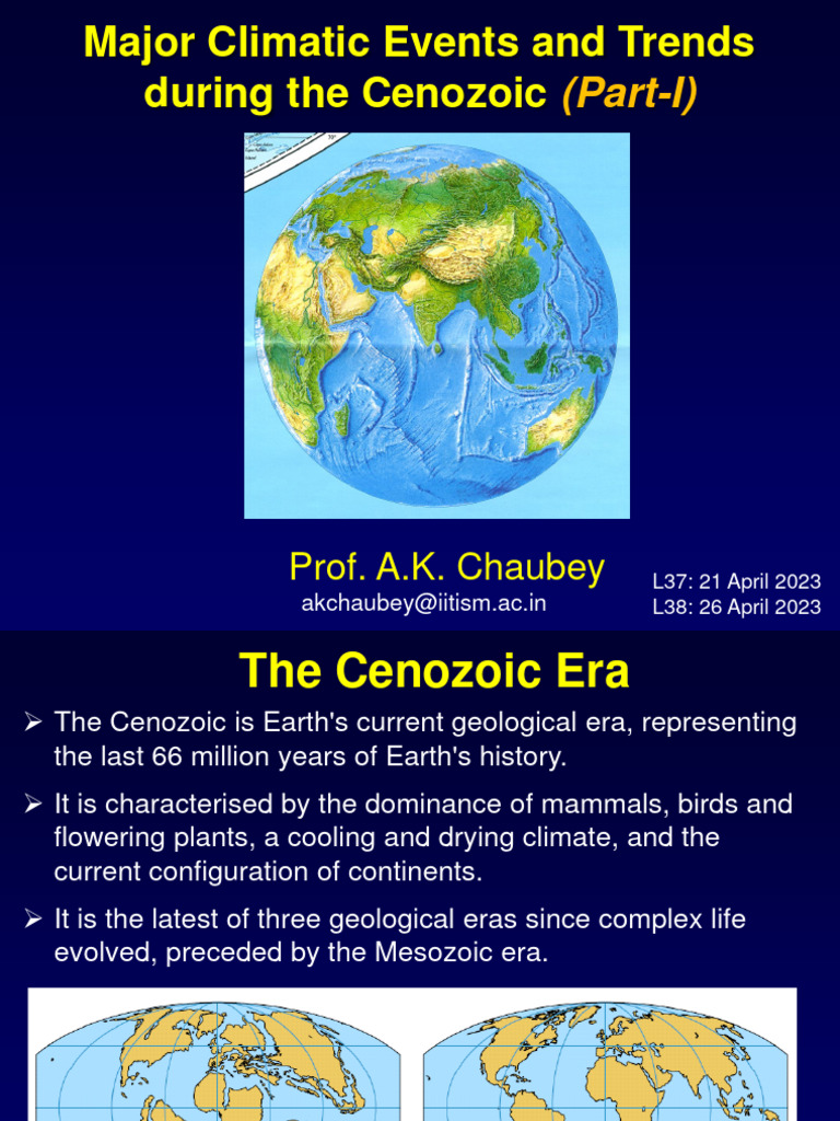 14.L 37 38 Cenozoic Climate Part 1 | PDF | Climate | Earth Sciences