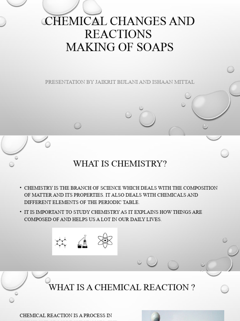 Chemistry of Soaps | PDF | Triglyceride | Fatty Acid