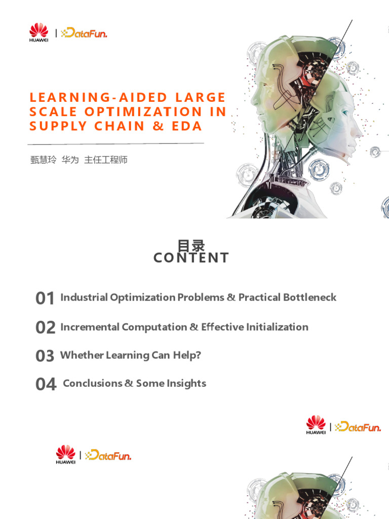 4-3 Learning-Aided Large Scale Optimization in Supply Chain and EDA | PDF
