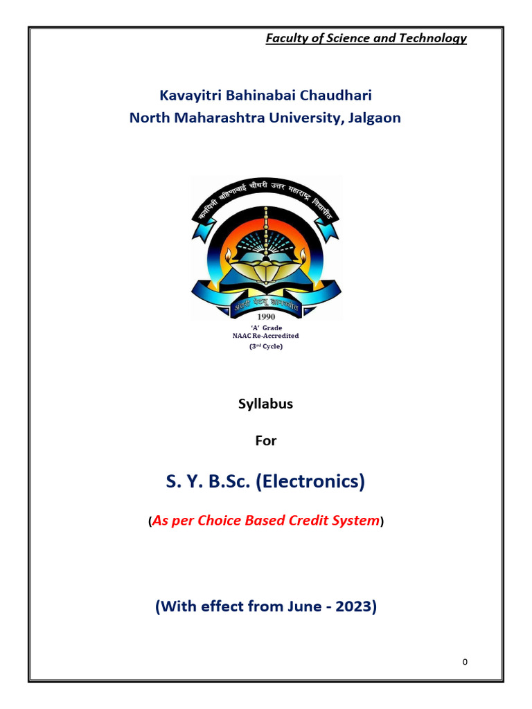 2023-24 S.Y. B.sc. Electronics | PDF | Amplifier | Modulation