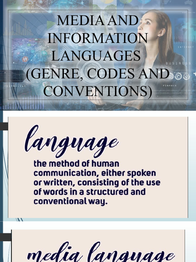 Module 5 Media and Information Languages | PDF | Genre | Close Up