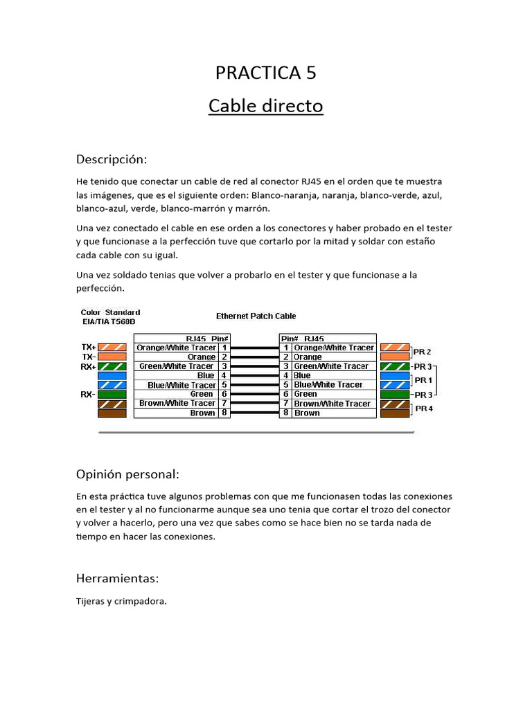 P.5 Cable Directo | PDF