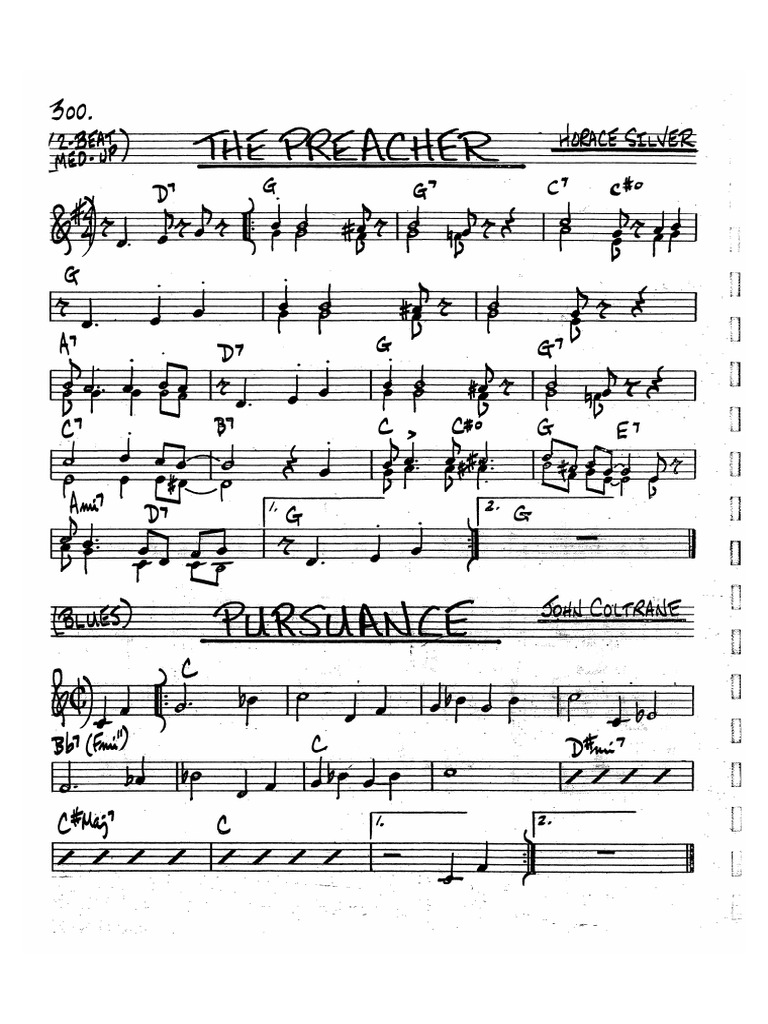 The Preacher (Bb) | PDF