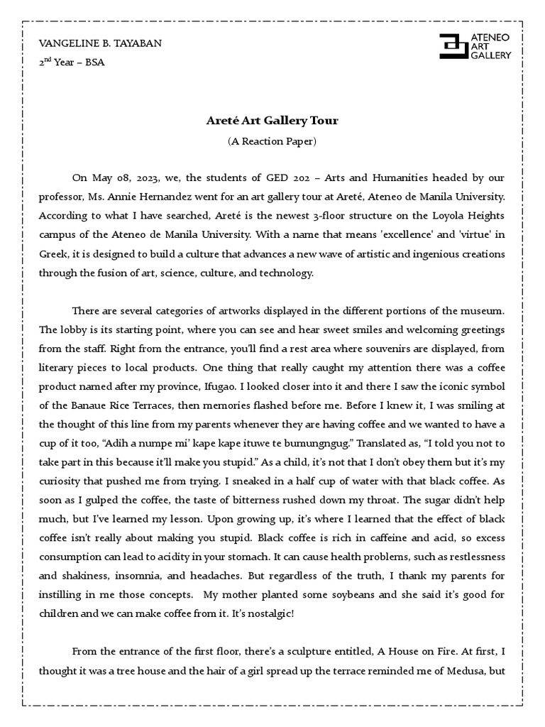 Arete Art Gallery | PDF | Paintings