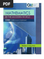 Mathematics in The Modern World - Module 2 | PDF | Set (Mathematics ...