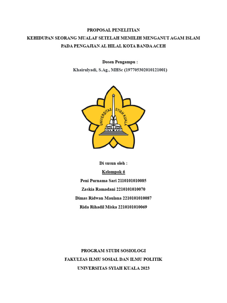 Proposal - Kualitattif - Pak - Khairul Fix | PDF