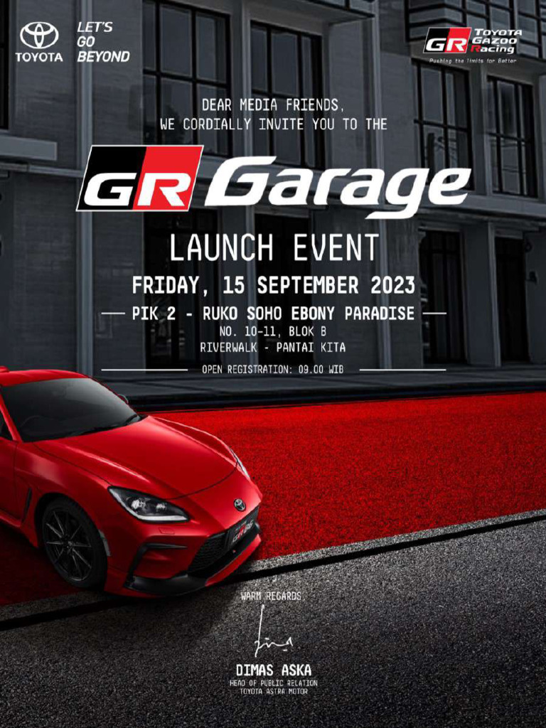 Invitation - GR Garage Launch Event | PDF