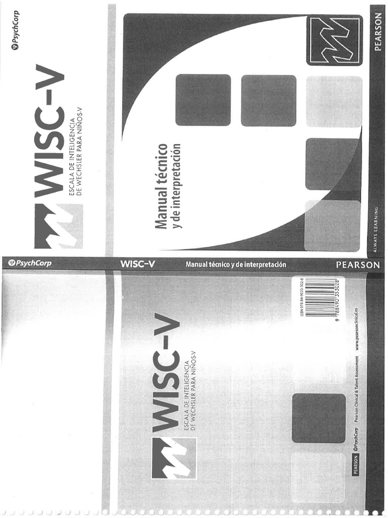 Wisc-V - Manual Técnico y de Interpretación - COMPLETO | PDF
