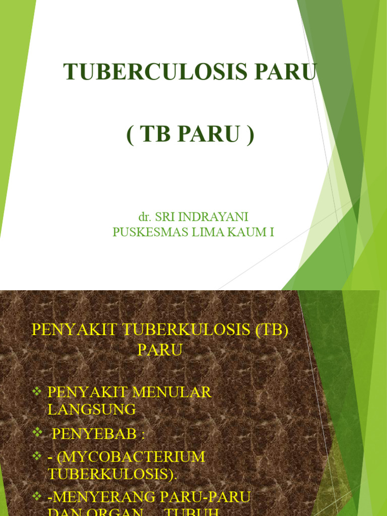 PENYAKIT TUBERKULOSIS (TB) PARU Full | PDF | Kesehatan Holistik