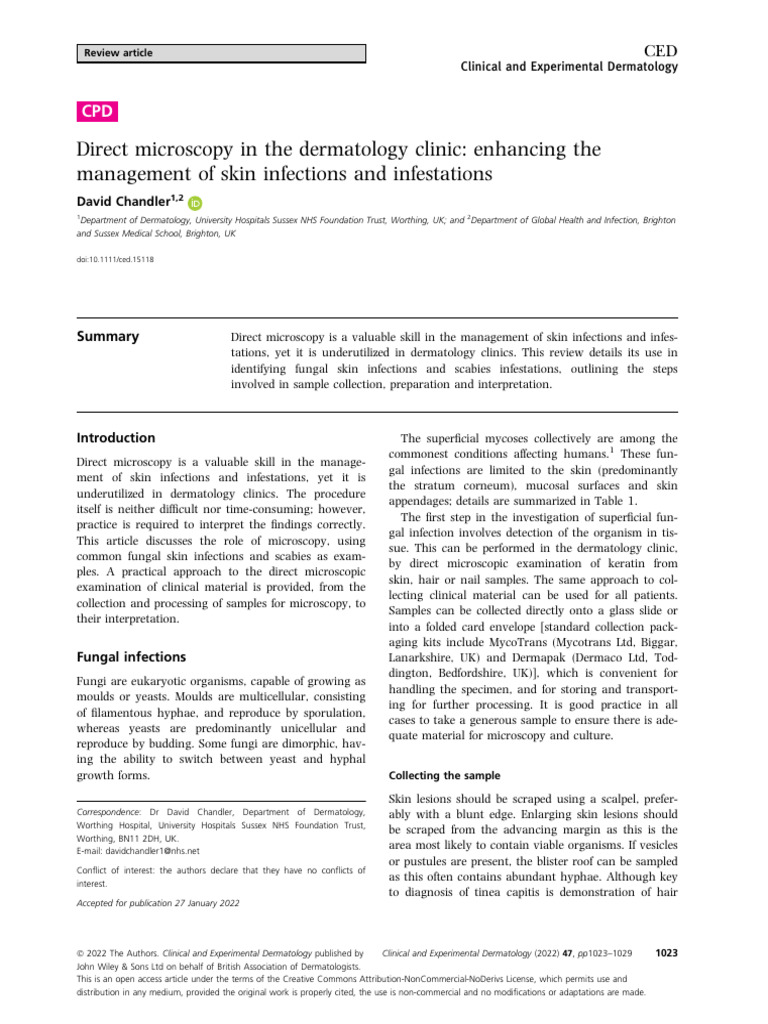CED 47 1023 - MicosisSuperficialesDX | PDF | Microscopy | Microscope