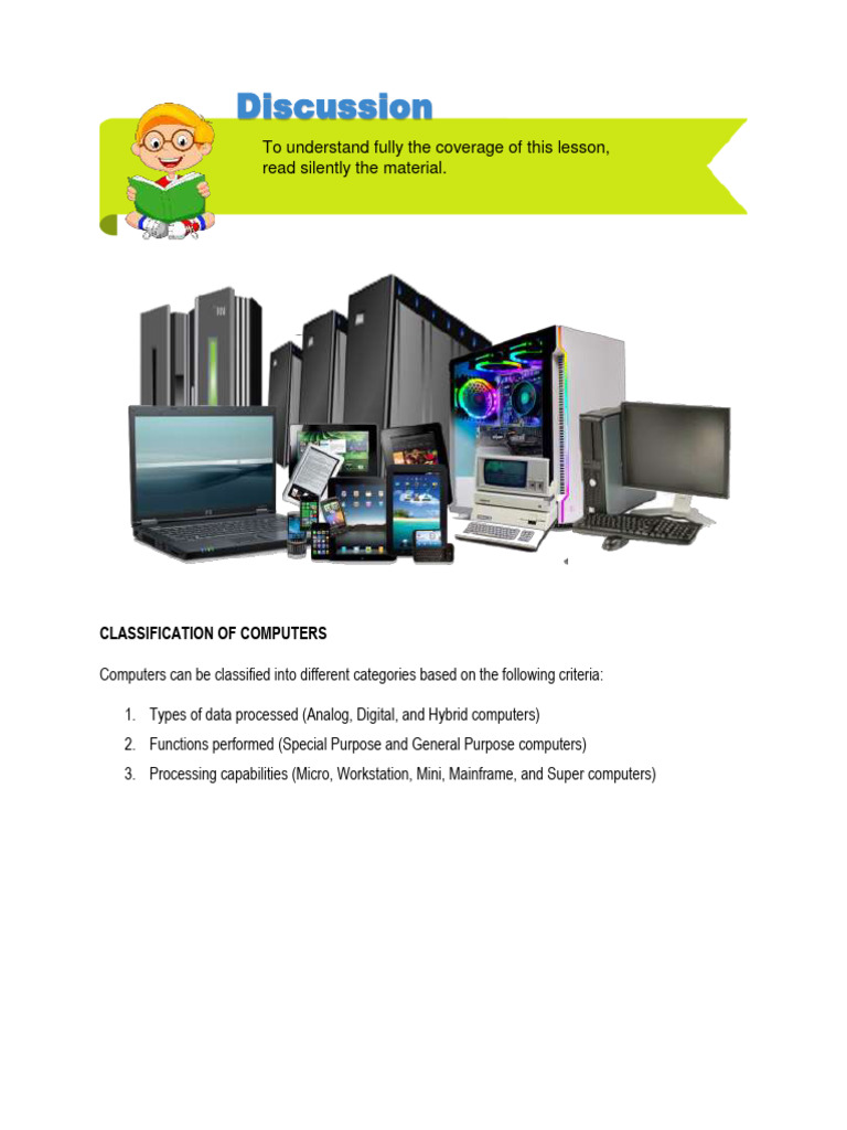 02A ICT1 Wk2 LC1 - Introduction To Computer Systems 2 | PDF | Byte | Personal Computers