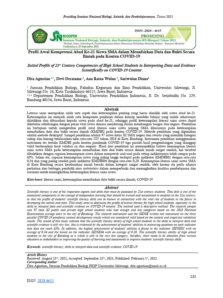 Prosiding SN Biosfer | PDF