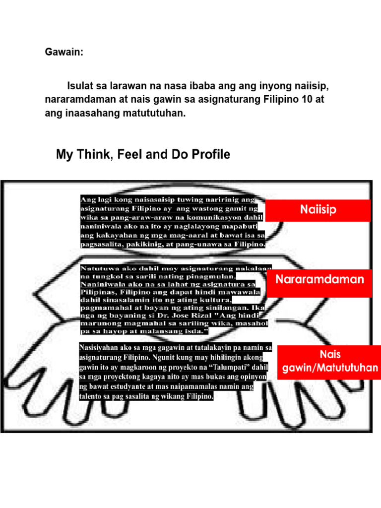My Think, Feel and Do Profile | PDF