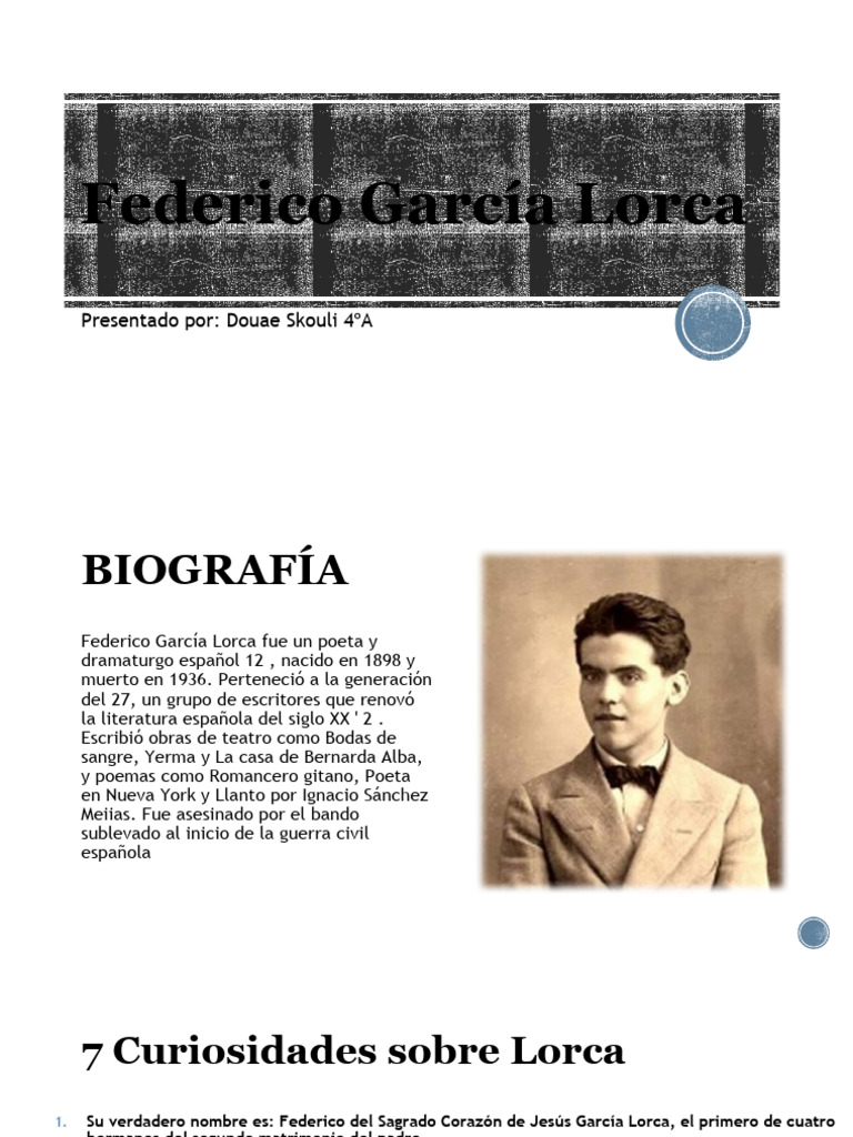 Federico García Lorca | PDF | Federico García Lorca
