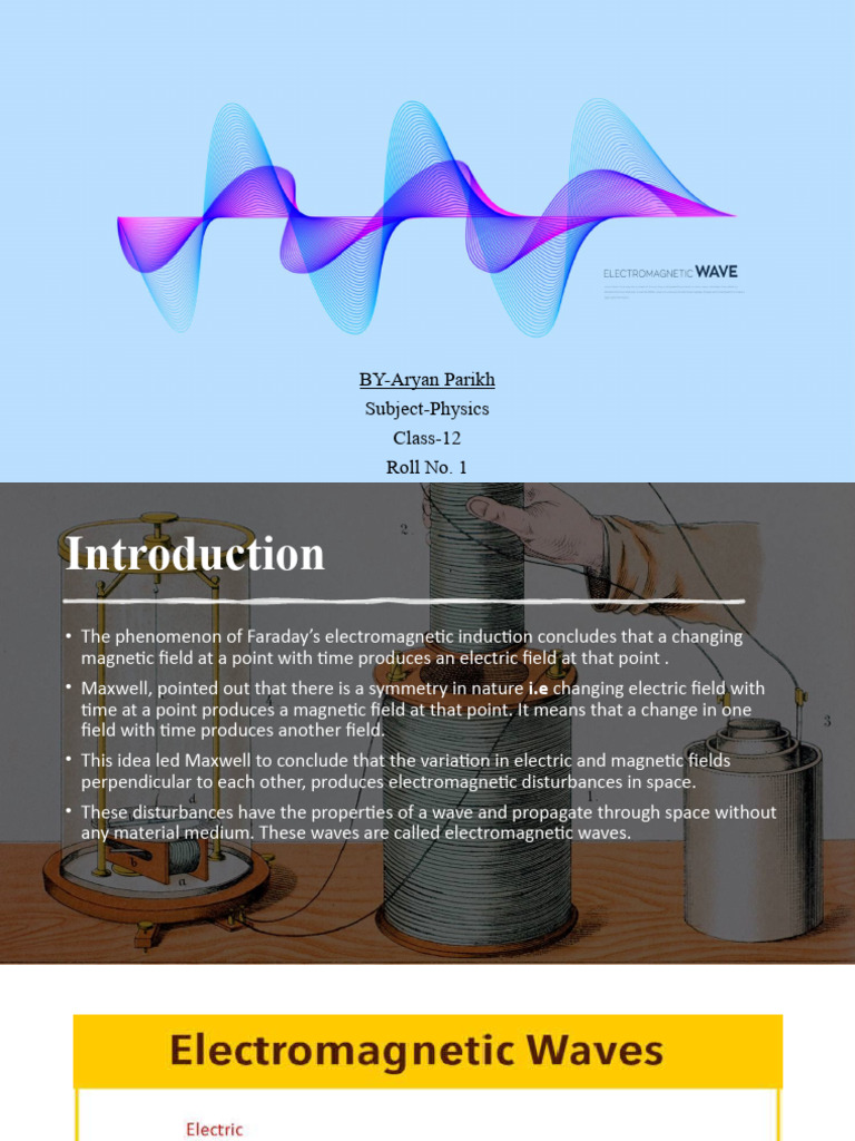Physics Class 12 CH 8 | PDF | Electromagnetic Radiation ...