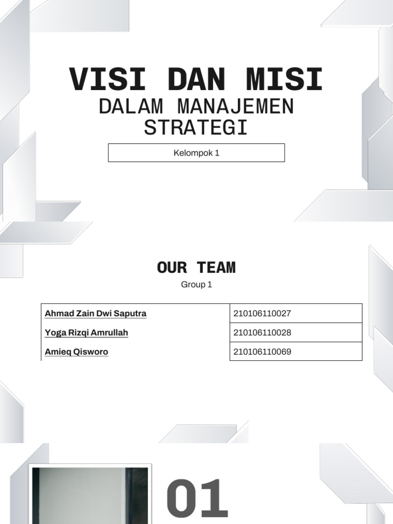 Kelompok 1 - Visi Dan Misi Dalam Manajemen Strategi | PDF