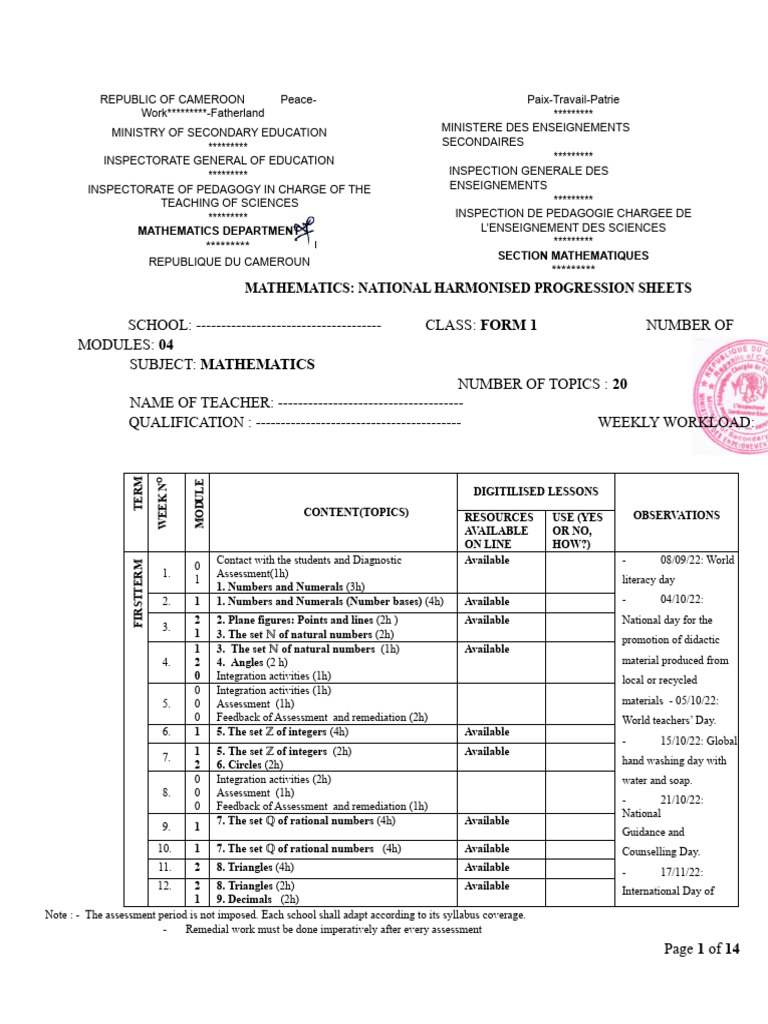 Maths National Harmonize | Download Free PDF | Rational Number | Integer