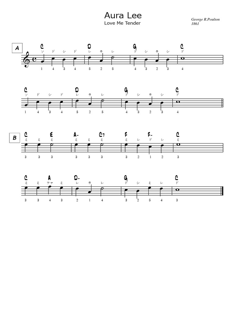 Aura Lee | PDF