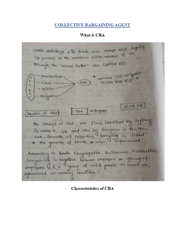 Collective Bargaining Agent | PDF | Business Ethics | Corporate Social Responsibility