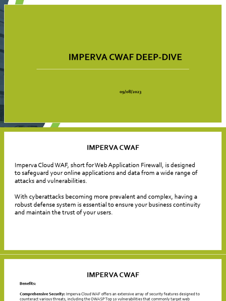 Cwaf Deep Dive | PDF | Domain Name System | World Wide Web