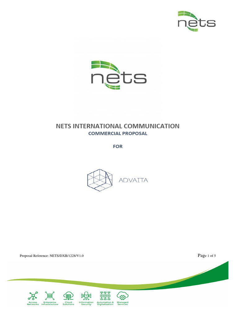 NETS - Advaita Group - 1388 - V1.0 | PDF | Prices | Taxes