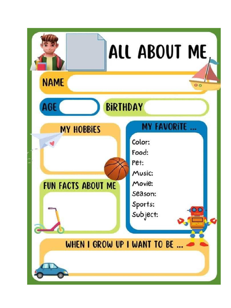 All About Me | PDF