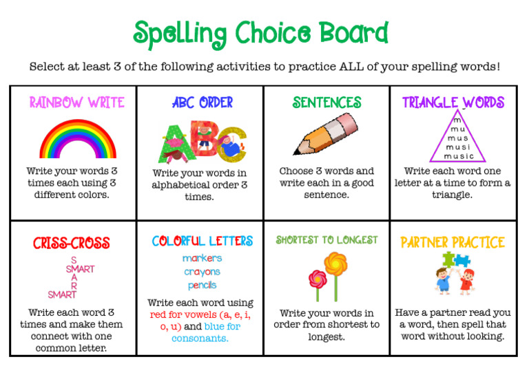 Choice Board | PDF