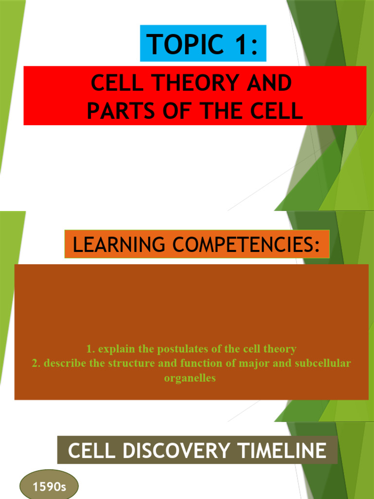 General Biology 1 Topic 1 | PDF | Cell (Biology) | Cell Biology