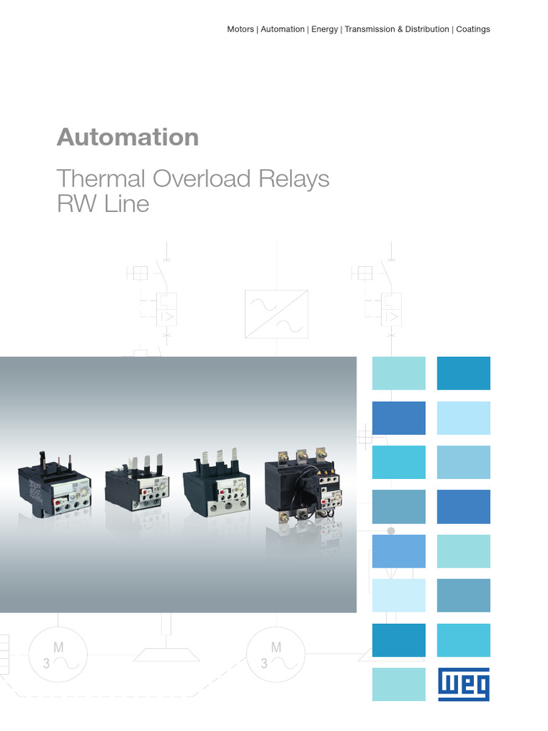 WEG Thermal Overload Relays RW en | PDF | Relay | Electric Motor