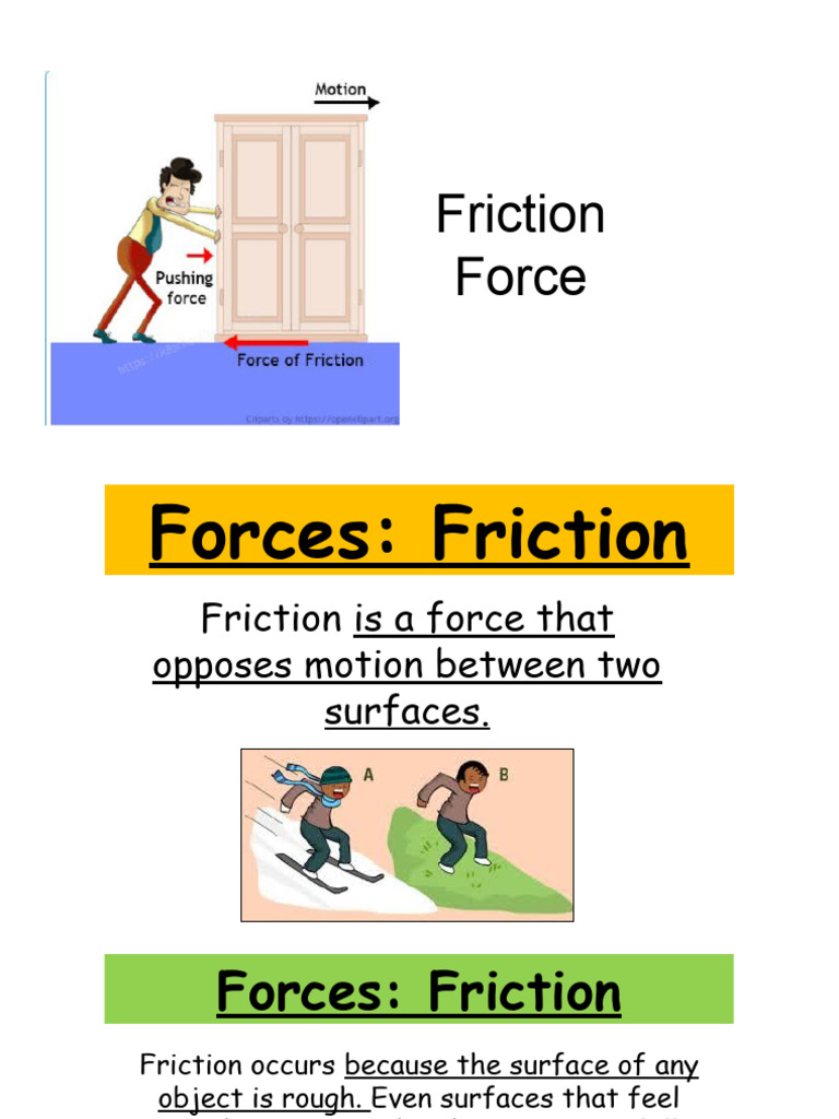 Sci8 Ch1 L1 Forces and Friction | PDF | Friction | Mechanical Engineering