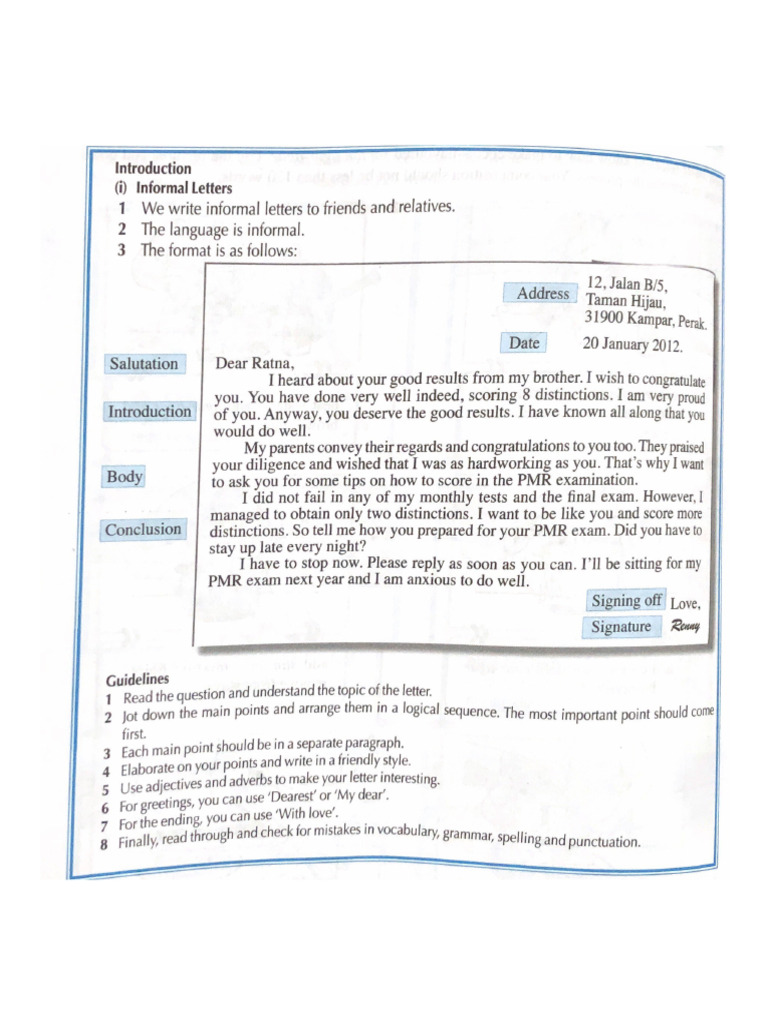 Letter Writing | PDF