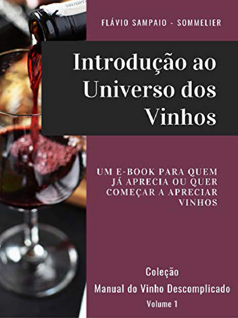 Resumo Introducao Universo Vinhos e Book Aprecia Quer Comecar Apreciar ...