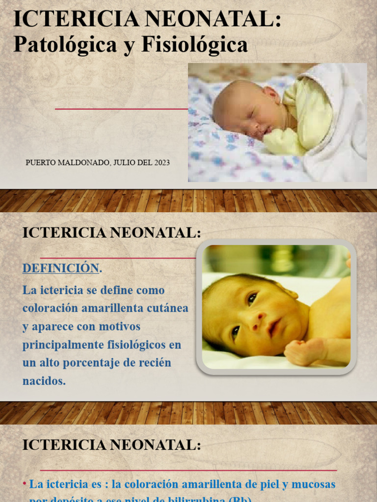 Ictericia Neonatal: Fisiológica y Patológica | PDF | Sangre | Medicina