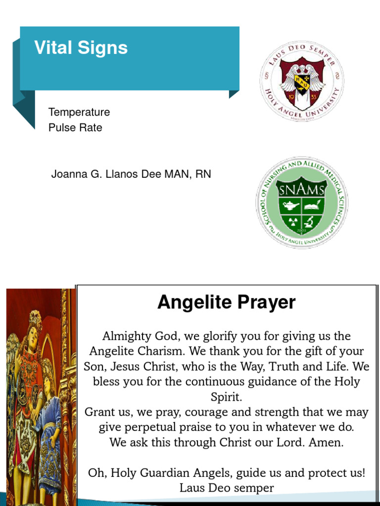 Vital Signs PR and Temp | PDF | Pulse | Fever