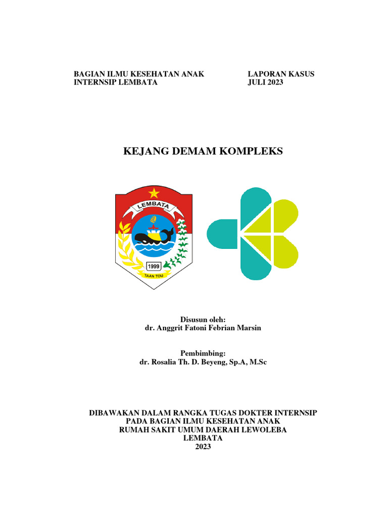 Makalah Laporan Kasus Kejang Demam Komplek | PDF | Sains & Matematika