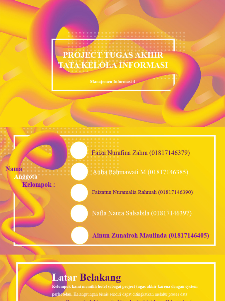 Laporan Project Akhir Kelompok 1 | PDF | Bisnis